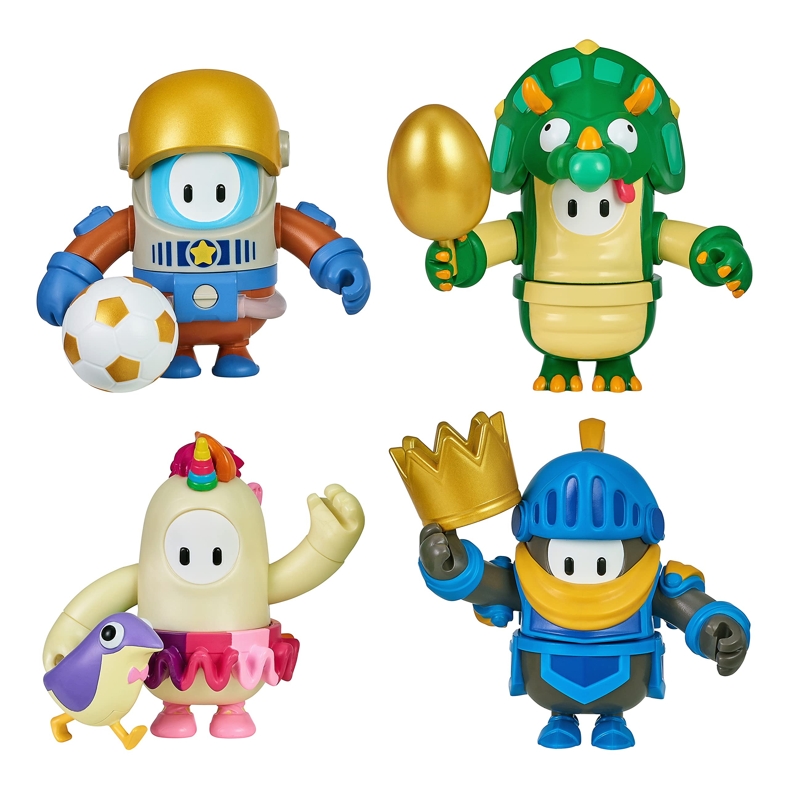 FALL GUYS Ultimate Knockout 4" Mix & Match Action Figure with Accessory - Astronaut