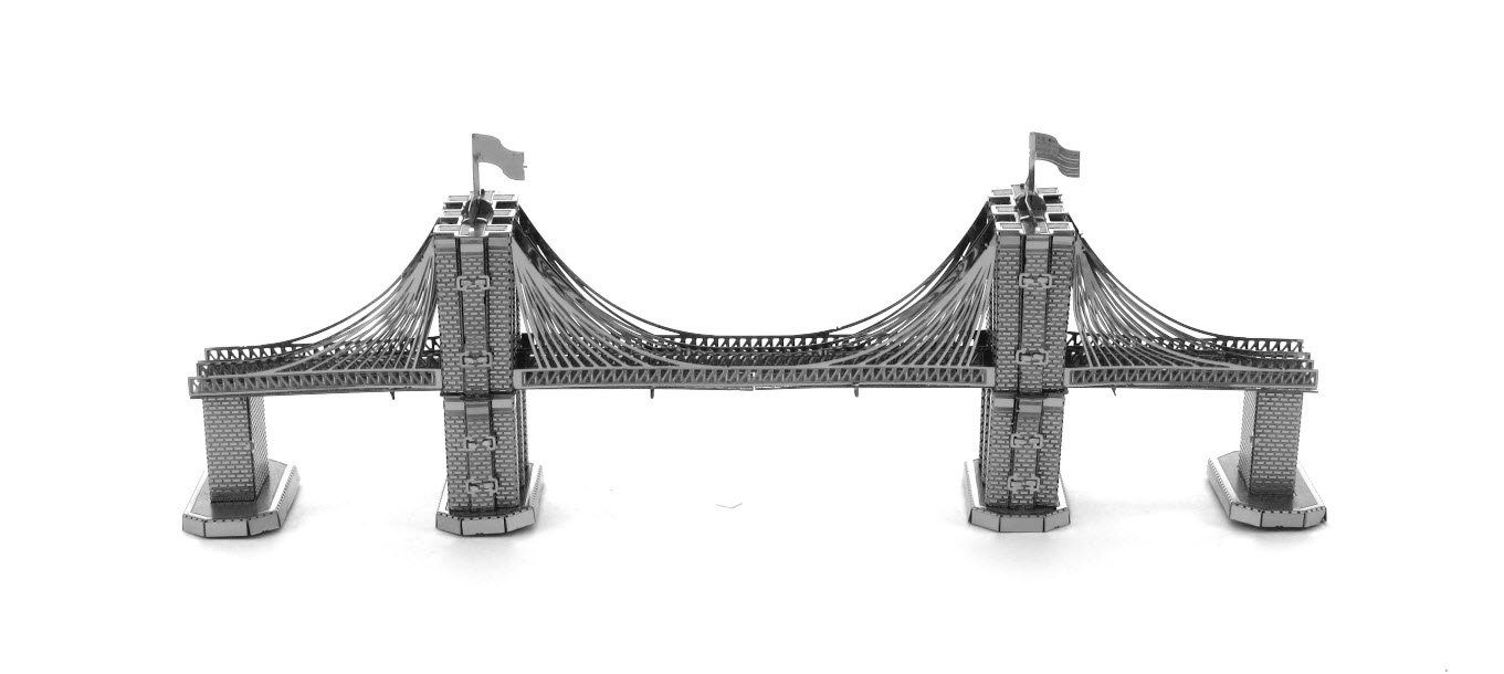 Fascinations Metal Earth Brooklyn Bridge 3D Metal Model Kit
