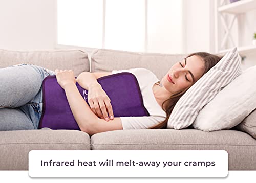 Crystal Heating Pad Mat | Bio Amethyst & Ceramic Tourmaline | Far Infrared Heating Pads | Small Travel | Negative Ions | 108-Day Risk-Free Guarantee | Sparkle Mats