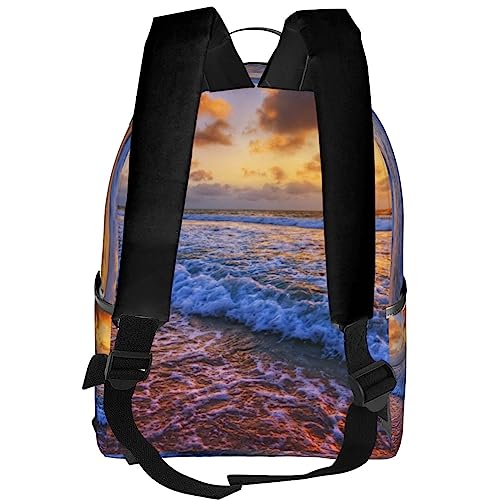 BAFAFA Ocean Dreamy Printed Travel Backpack Business Work Bag Computer Bag Outdoor Sports Rucksack