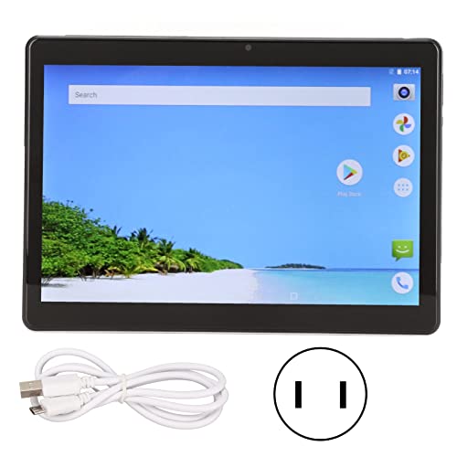 Airshi Tablet PC, 10.1 Inch Tablet 3GB 32GB Three Card Slots Dual SIM Dual Standby Dual Home Cameras (US Plug)