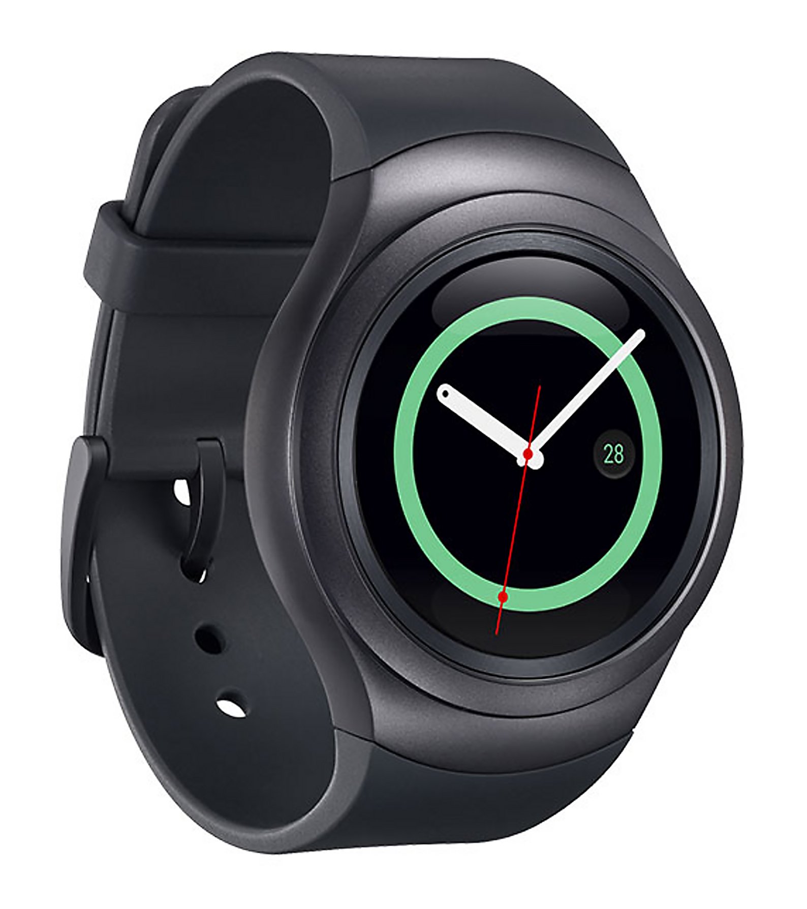 Samsung Gear S2 R730V (Verizon + Wi-Fi) Dust and Water Resistant Smartwatch - Dark Gray (Renewed)
