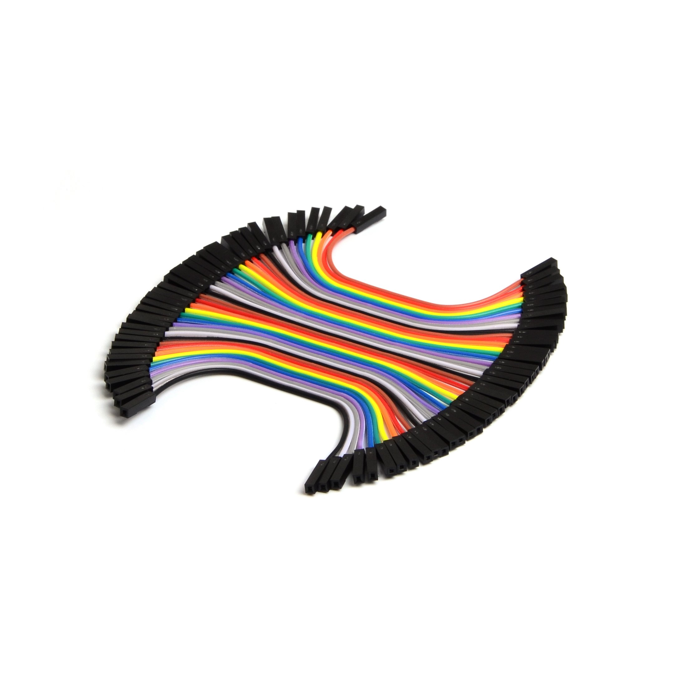 GenBasic 80 Piece Female to Female Jumper Wires (4 and 8 Inch)
