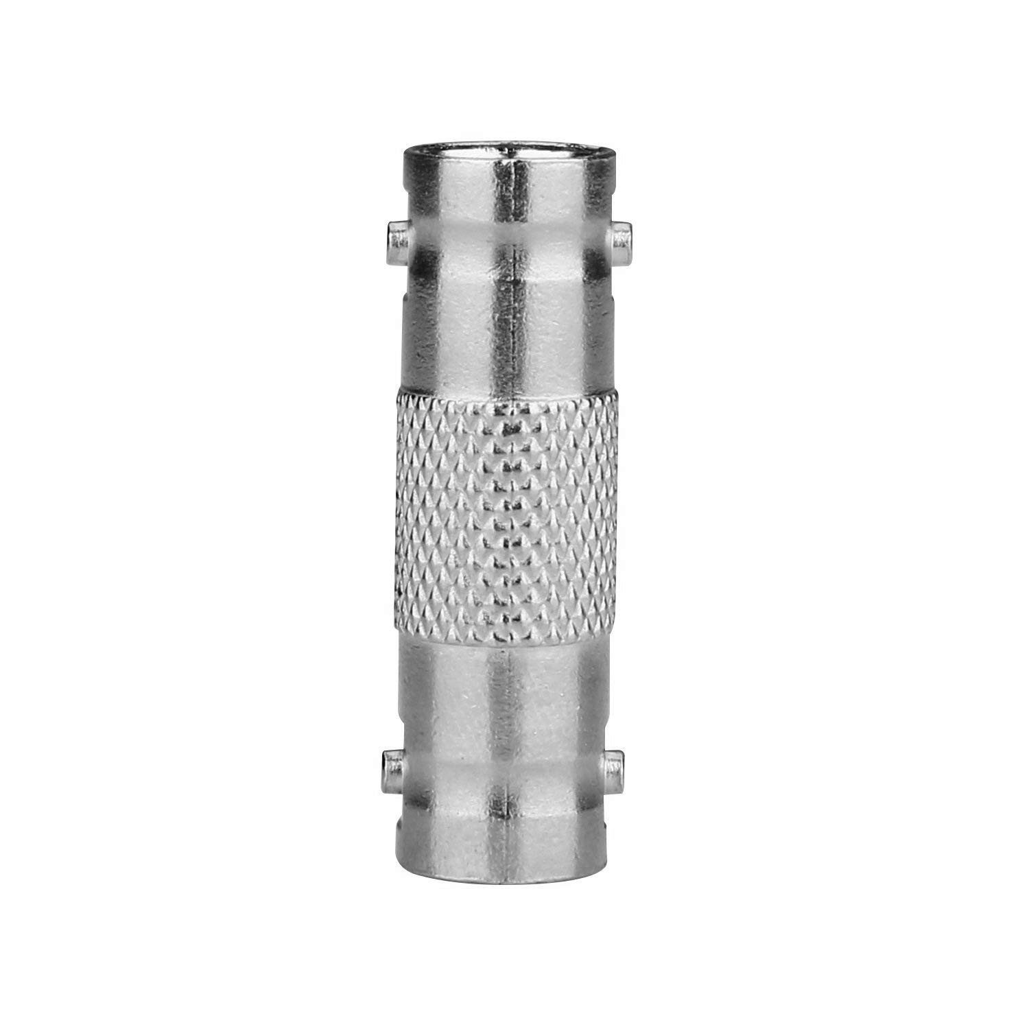 TJMD BNC Connectors 50 Pcs BNC Barrel connectors BNC Female to Female Straight Coupler Adapter for CCTV Camera Survelliance System