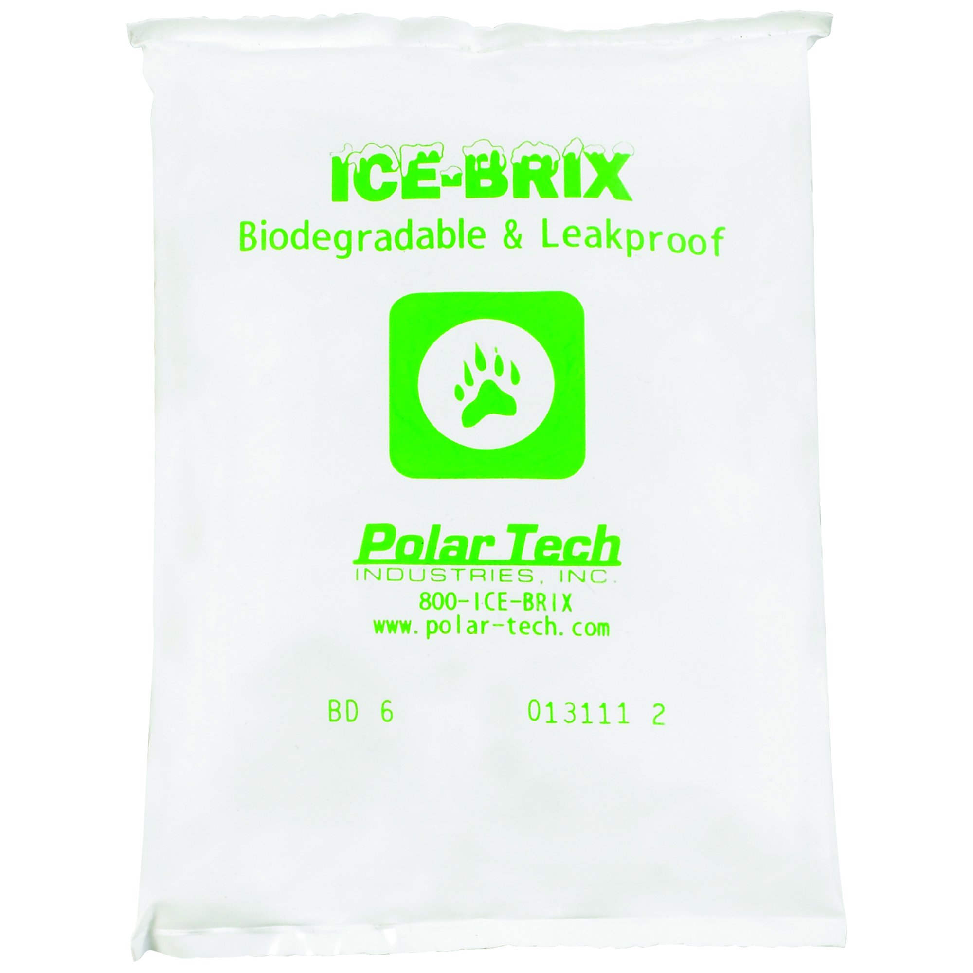 Partners Brand PIBB6 Ice-Brix Packs, 6 oz., 5 1/2" x 4" x 3/4", White (Pack of 96)