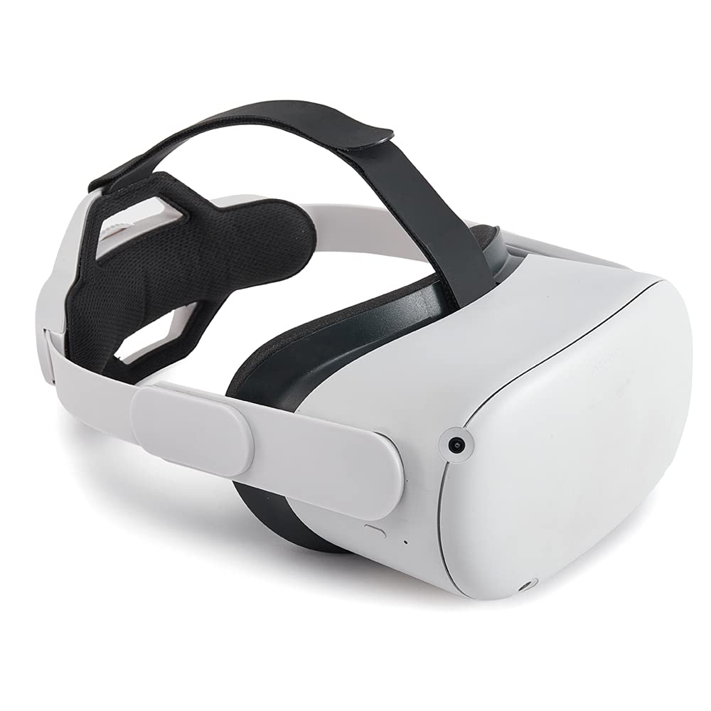 Adjustable Elite Strap for Oculus Quest 2 Head Strap Headband Enhanced Support and Reduce Head Pressure in VR Gaming