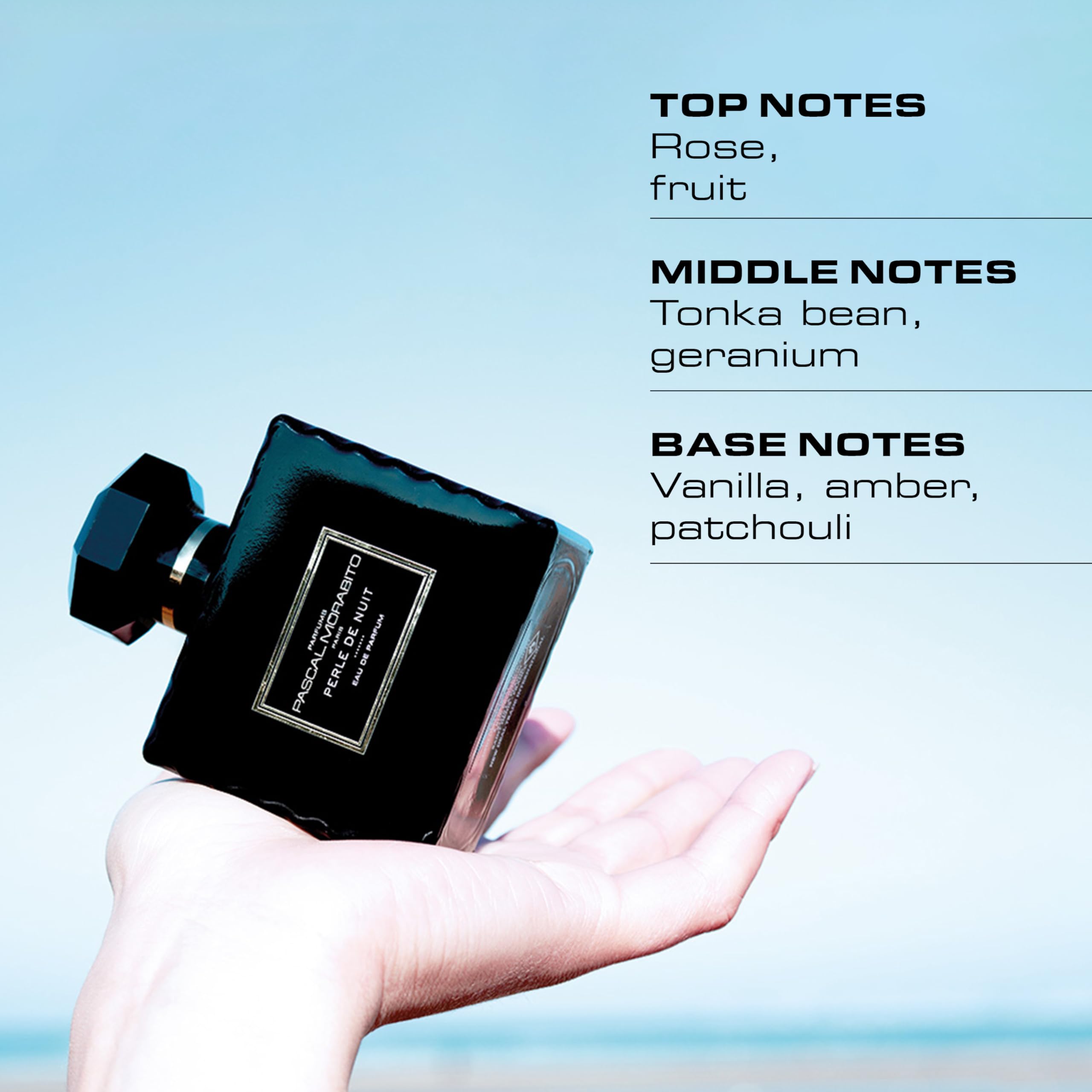 Pascal Morabito - Perle De Nuit - 3.4 Oz Eau De Parfum - Fragrance Mist For Women - Woody Vanilla Amber Scent - Perfume Spray With Rose, Geranium, Tonka, Patchouli Accords