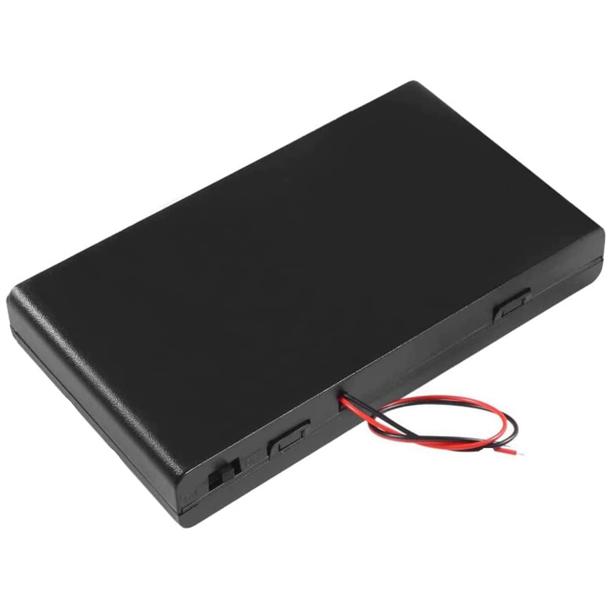AIMPGSTL 8 x 1.5V 12V AA Battery Holder Case Storage Box with 5.5x2.1mm Male Connector ON/Off Switch with Cover Plug