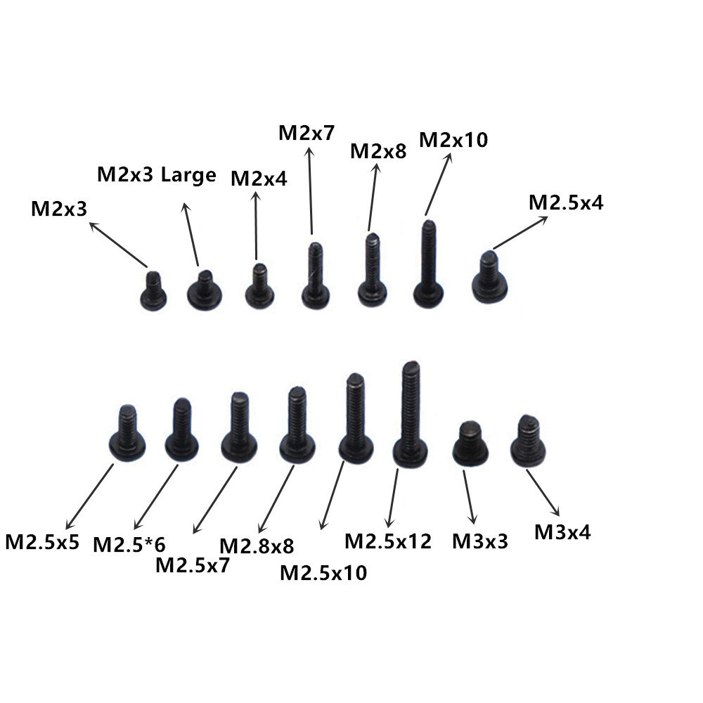 Eowpower 300 Pieces Laptop Notebook Computer Screws Replacement Kit for HP IBM Dell Sony Acer Asus Lenovo Toshiba Gateway Samsung