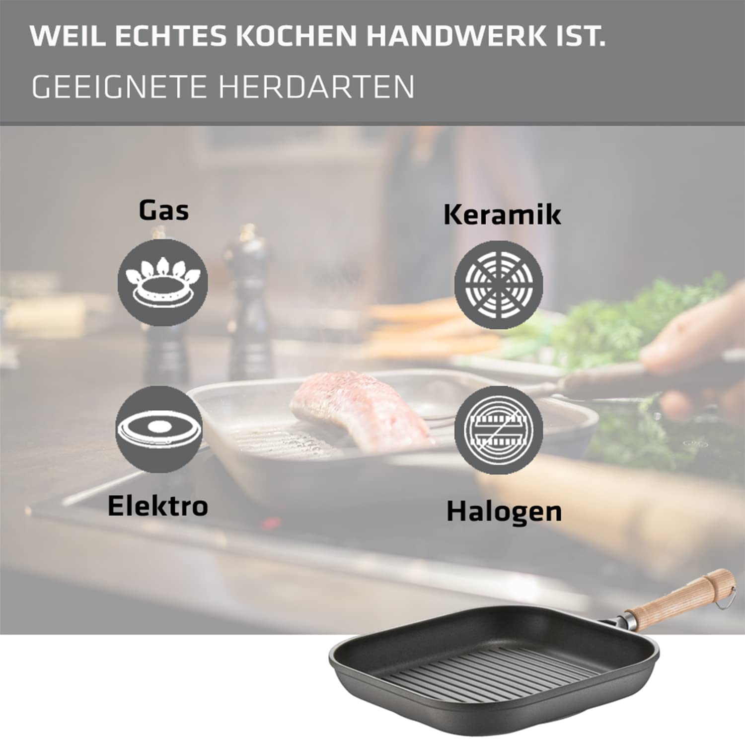 BERNDES Bonanza Grill Pan 24x24 cm
