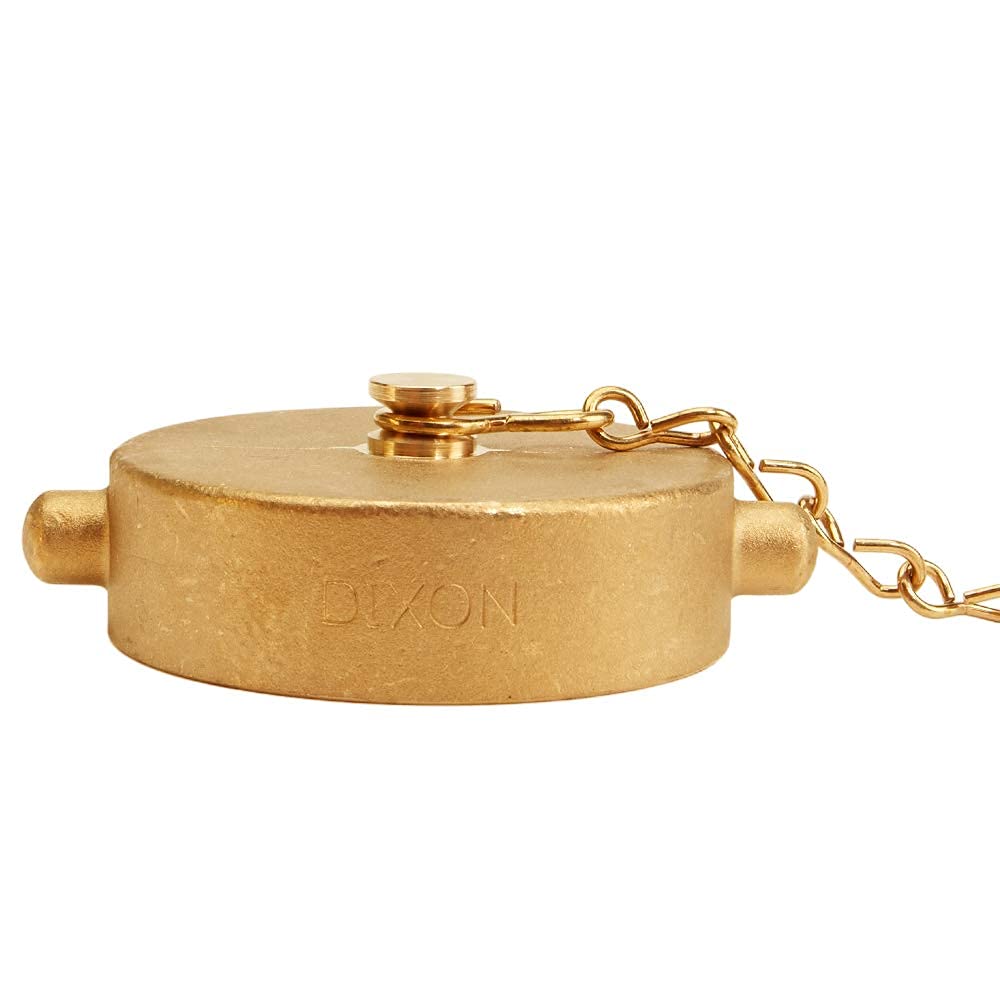 Brass Pin Lug 2 1/2" NH Cap with Chain