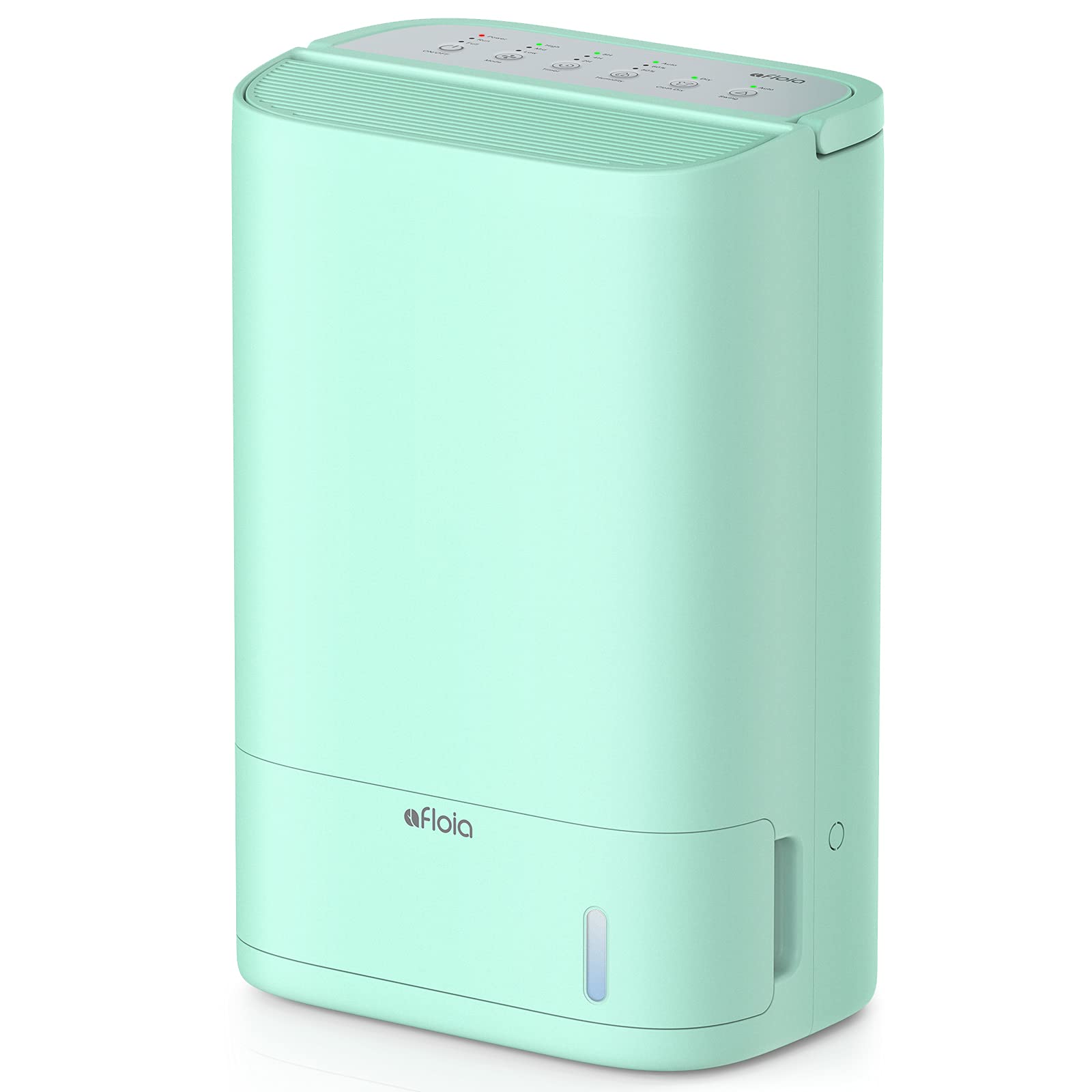 Afloia X3 Dehumidifier for Medium/Large Rooms and Basements, Washable Filter & Continuous Drain Hose, Quiet & Efficient Intelligent Humidity Control - Green