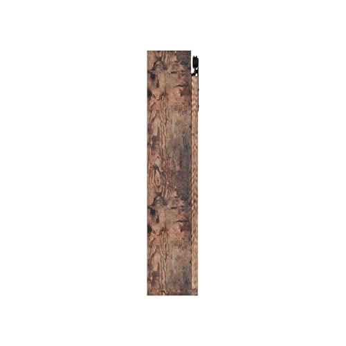 BARNER HOME Wall Mounted Medicine Cabinet, Bathroom Wall Cabinet Farmhouse Sliding Barn Door with 3 Tier Storage Cabinet for Living Room,Brown