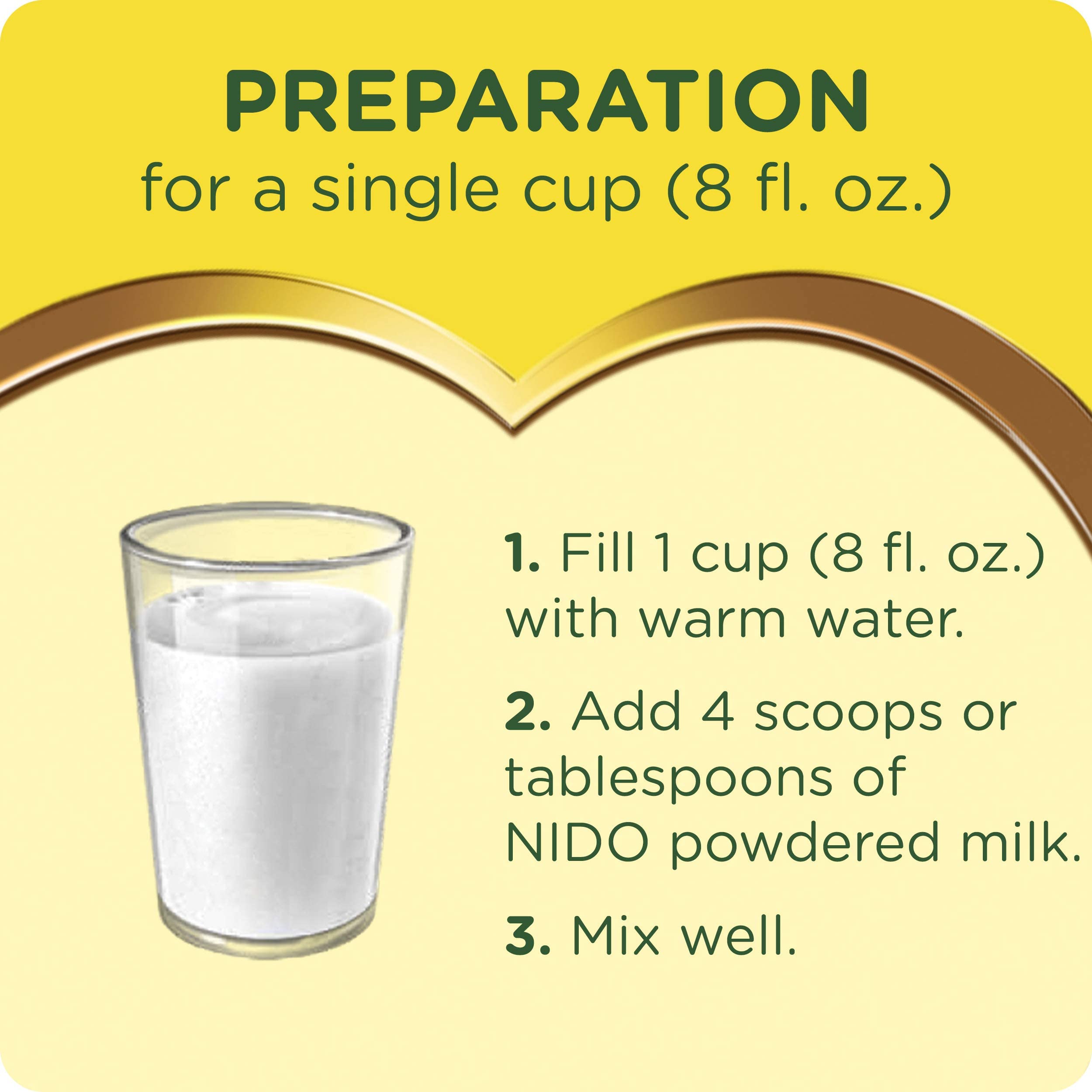 Nestle NIDO Fortificada Dry Milk, 3.52 lbs., 2 Count