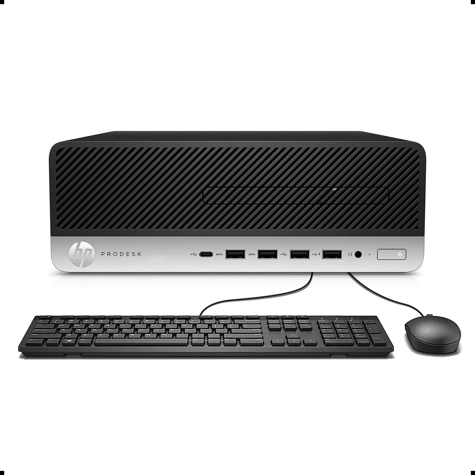 HP ProDesk 600 G3 Small Form Factor PC, Intel Core Quad i5 6500 up to 3.6 GHz, 16GB DDR4, 1TB SSD, WiFi, BT 4.0, VGA, DP, Win 10 Pro 64-Multi-Language Support English/Spanish/French(Renewed)