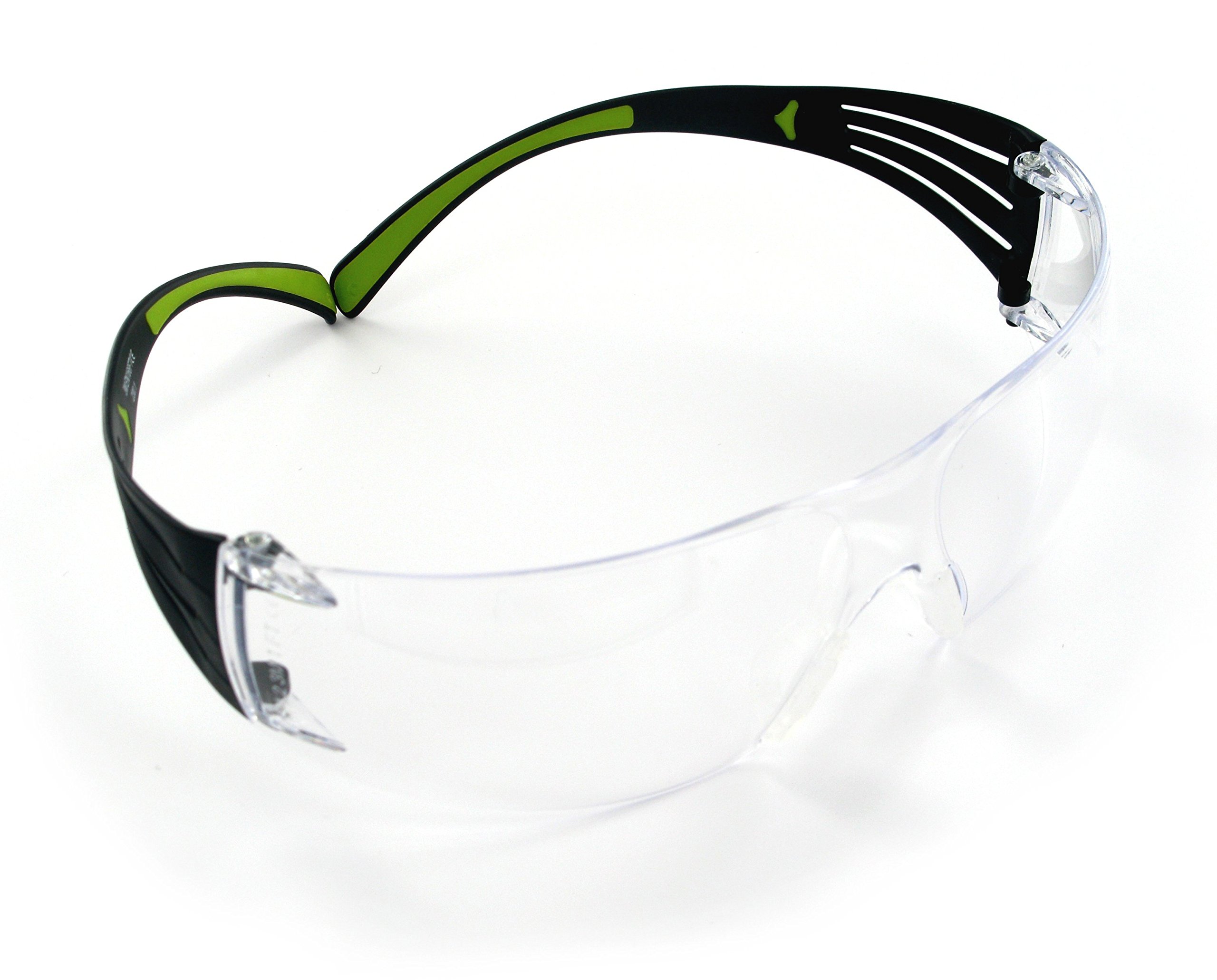 Peltor Sport SecureFit 400 Eye Protection, Multi Shaded 3 Pack (Clear/Amber/Gray), High Impact Resistant, Blocks 99.9% UV, Anti-Fog, Scratch Resistant Lenses, Low Profile Safety Glasses (SF400-P3PK-6)