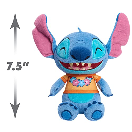 Disney’s Lilo & Stitch 7.5 Inch Beanbag Plushie, Tropical Shirt Stitch, Kids Toys for Ages 2 Up by Just Play