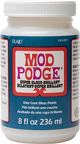 Mod Podge Super Thick Gloss (8-Ounce), CS11297 & CS11301 Waterbase Sealer, Glue and Finish, 8 Oz, Matte
