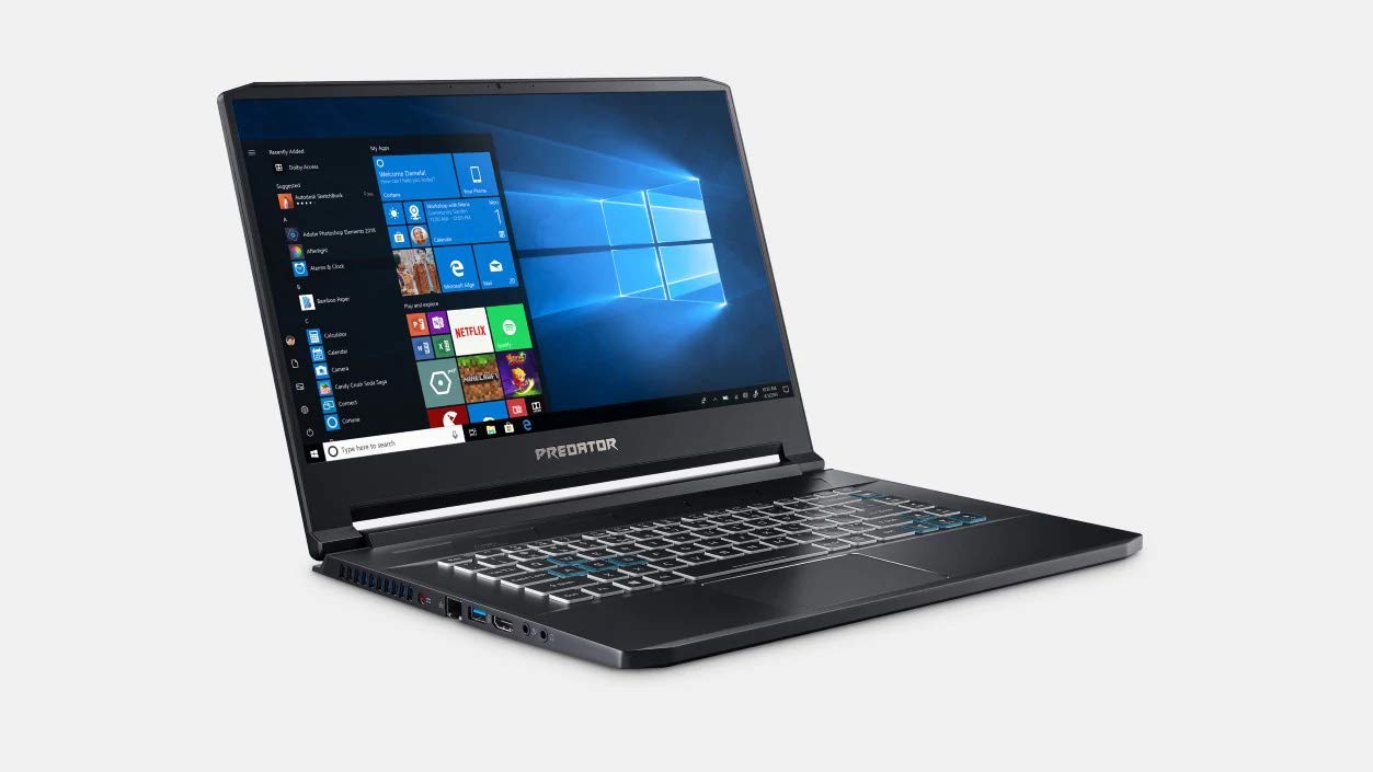 Acer Predator Triton 500 15.6” FHD 144Hz Gaming Laptop, Core i7-9750H, RGB Backlit Keyboard, HD SHDR Webcam, Thunderbolt 3, HDMI, NVIDIA GeForce RTX 2060, Win 10, Black (32GB RAM | 1TB PCIe SSD)