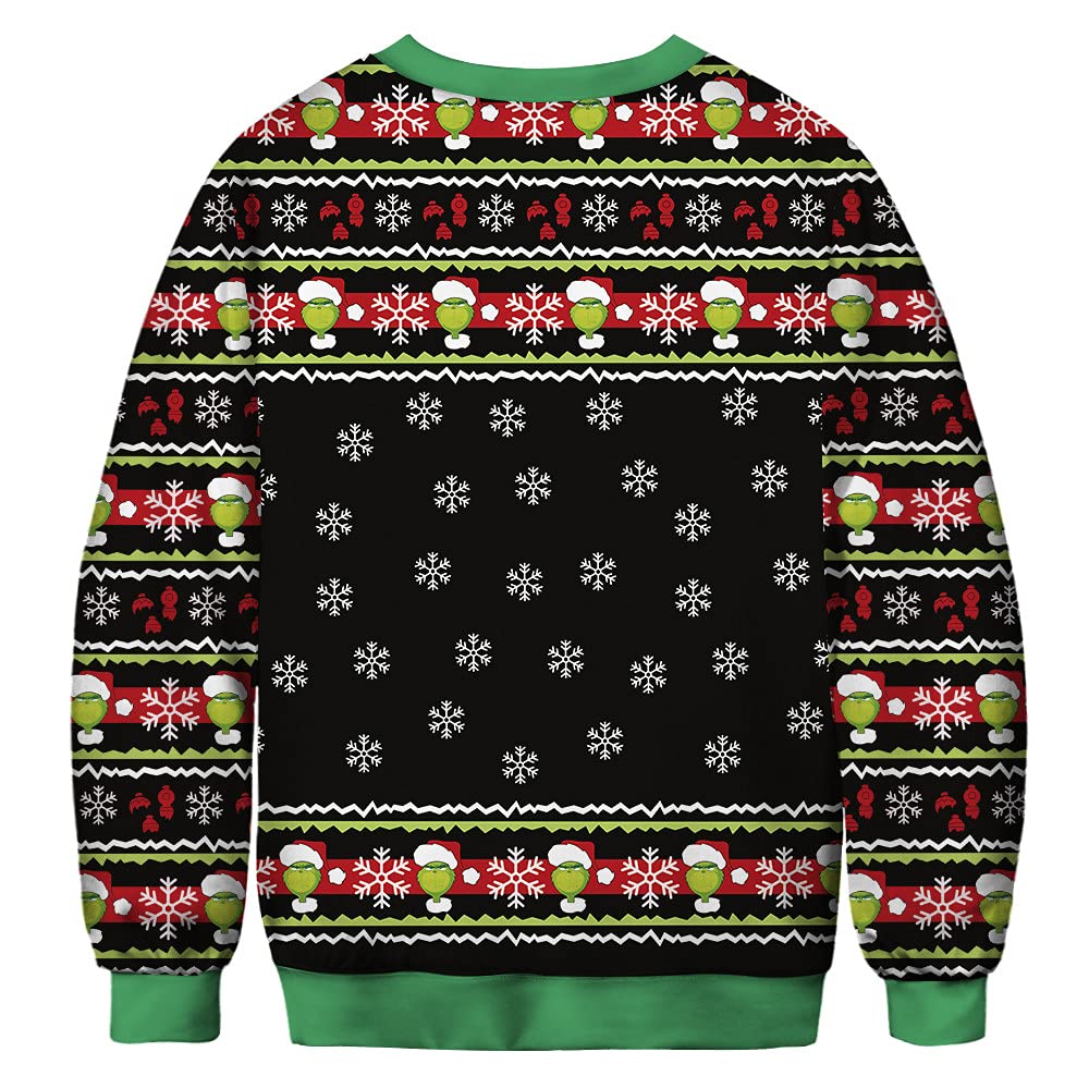 ALBIZIA Women's Unisex's Christmas Top Crew Neck Ugly Christmas Pullover Sweatshirt S/M 134