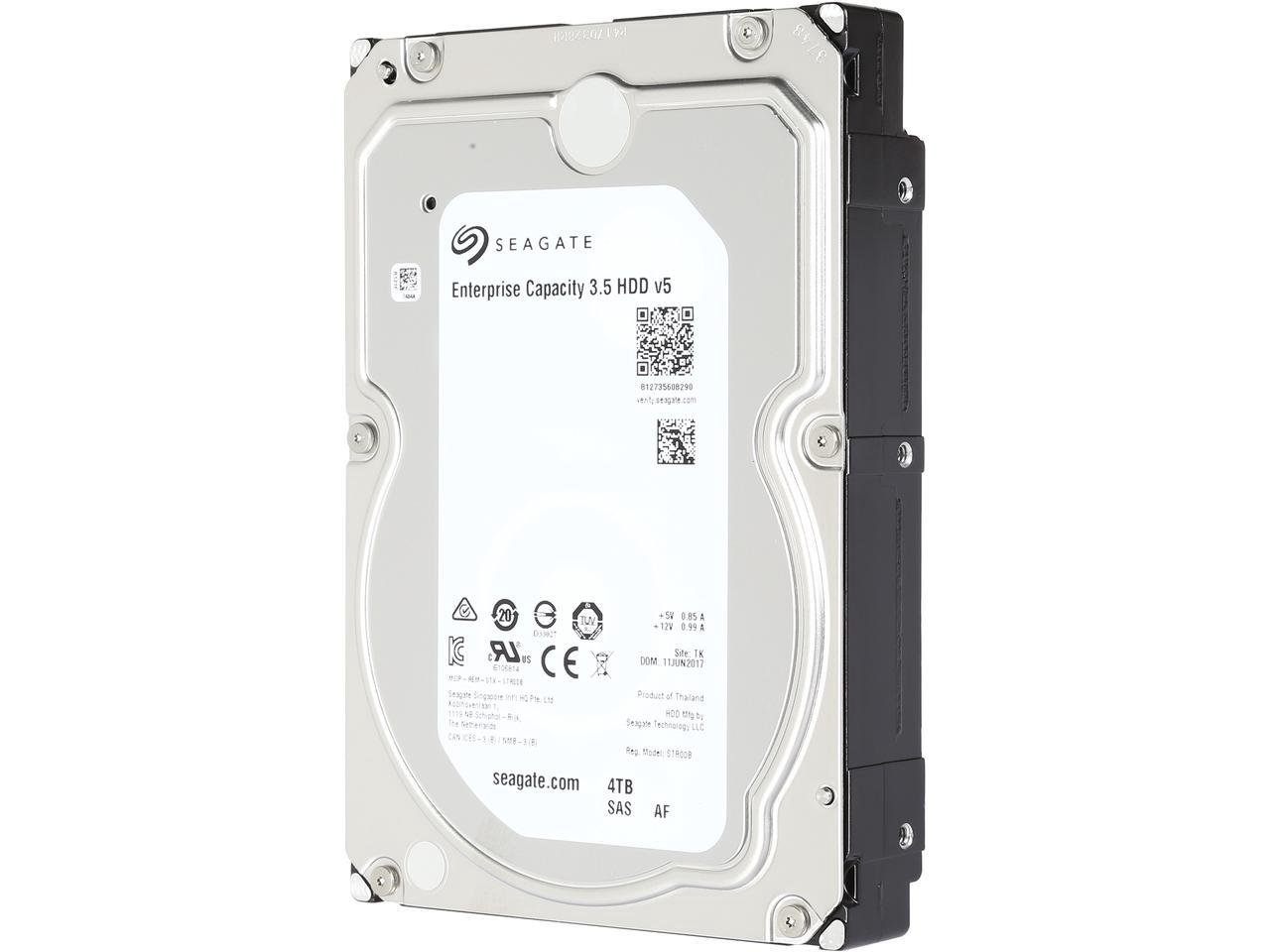 Seagate ST4000NM0125 4TB SAS 6Gb s ES 7200RPM 128MB 3.5 512e Bare