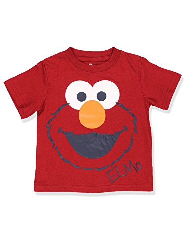 Sesame Street Elmo or Cookie Monster Boys’ T-Shirt for Infant and Toddler – Blue/Red