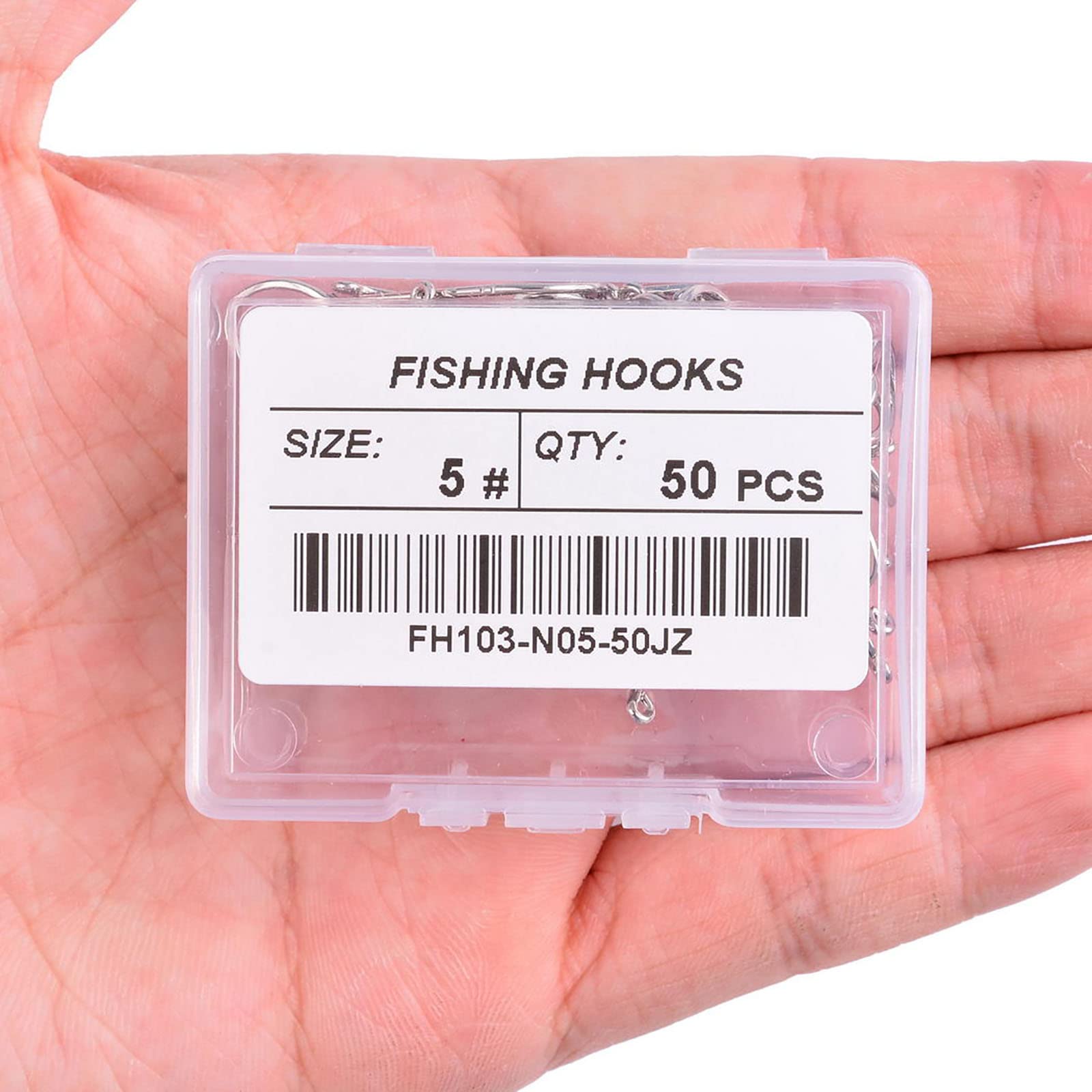 Adoolla 50pcs Bait Holder Hooks, Long Shank Fishing Hook, Straight Handle High Carbon Steel Sharp Barbed Bait Hook Fishing Tackle Accessories 12#