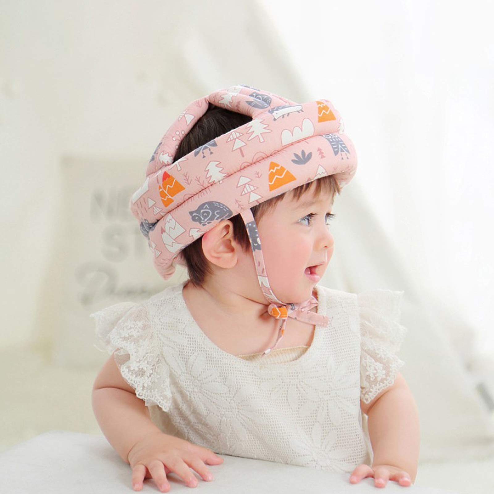 DaMohony Baby Helmet for Crawling Walking, Baby Infant Toddler Helmet Head Protector, No Bump Safety Head Cushion Bumper Bonnet, Baby Safety Headguard Shock-Absorbent Protective Hat