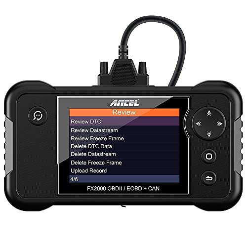 ANCEL ANCEL FX2000 Automotive OBD2 Scanner Diagnostic Tool with BA101 Professional 12V 100-2000 CCA 220AH Automotive Load Battery Tester