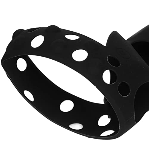 VR Controller Handle , Silicone Handle Protective Sleeve Adjustable for Quest 2(black)
