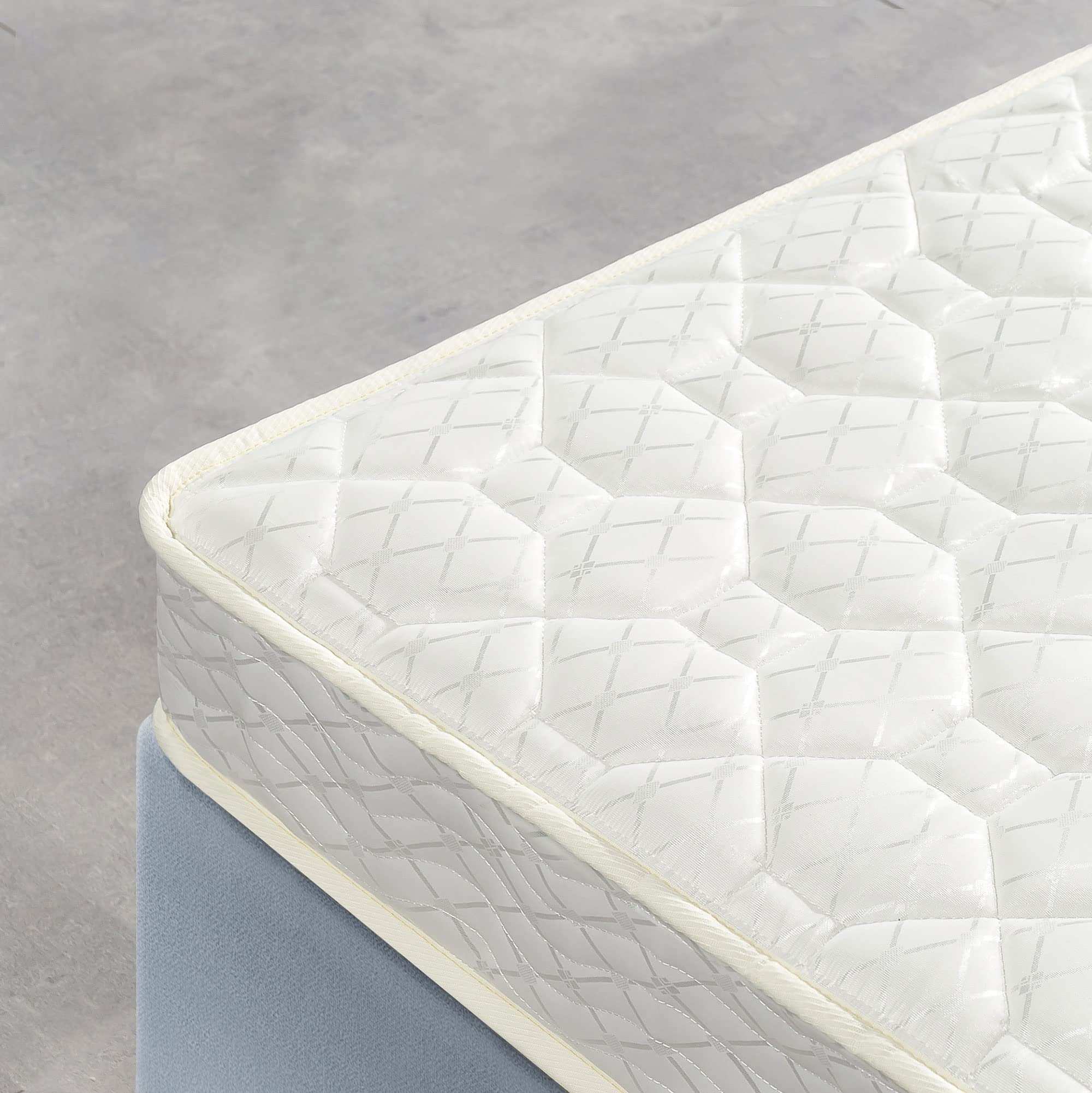 Best Price Mattress 6 Inch Tight Top Innerspring Mattress - Comfort Foam Top with Bonnell Spring Base, CertiPUR-US Certified Foam, TwinXL, White