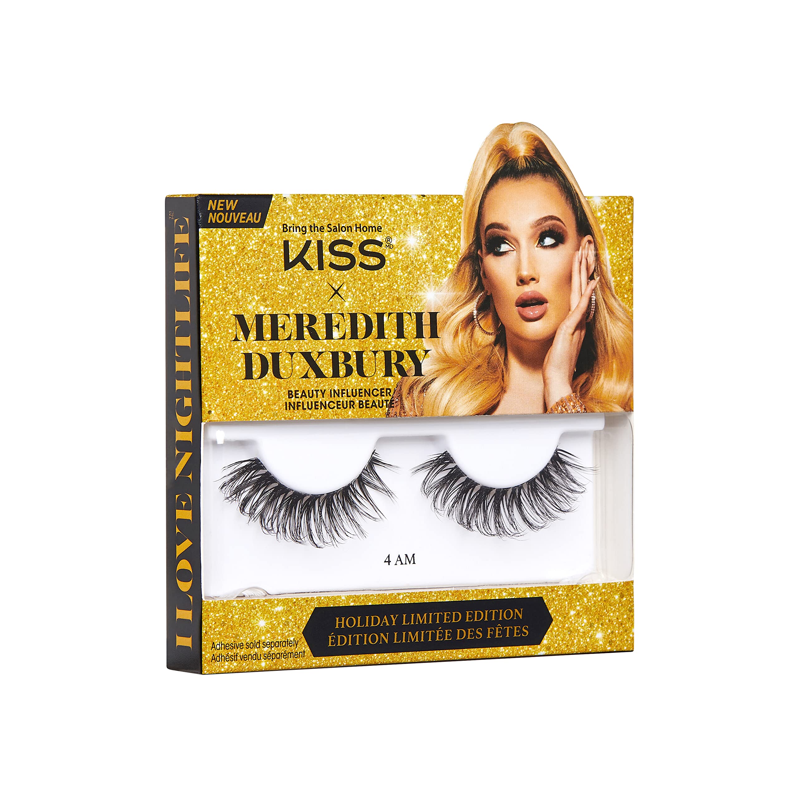 KISS X MEREDITH DUXBURY Limited Edition False Eyelashes, ‘4AM’, 1 Pair