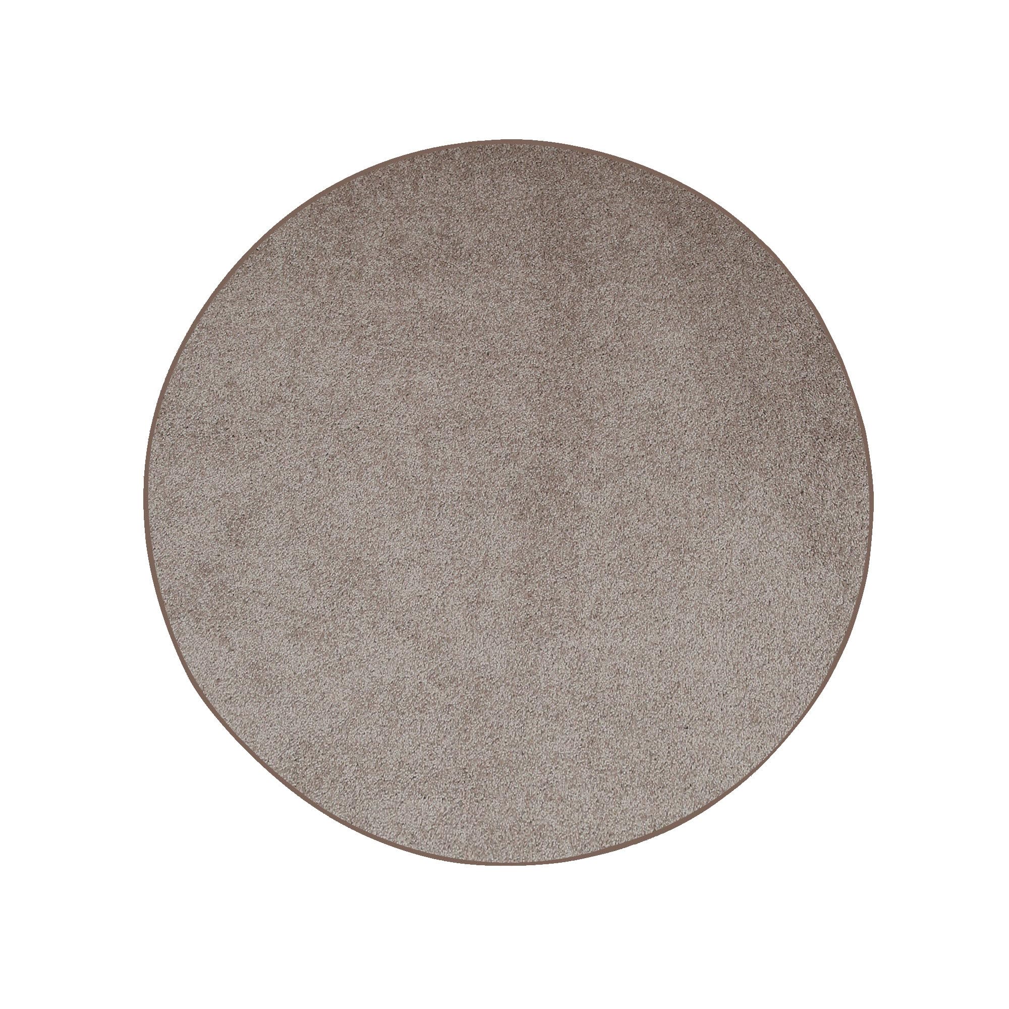 Bright House Solid Color Round Shape Area Rugs Navy - 5' Round, Indoor, Stain & Fade Resistant, Perfect for Living Room, Bedroom, Dining Room, Entryway, Doorway, Pet & Kids Friendly Rug, Wedding