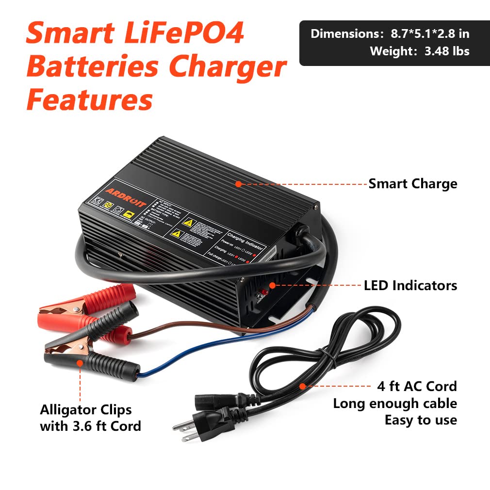 Ardroit LifePO4 Battery Charger (14.6V 30A)