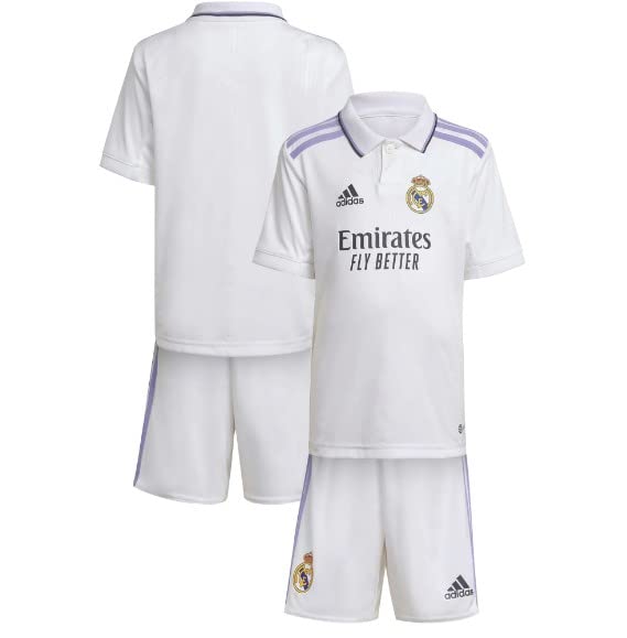 adidas Infant Soccer Real Madrid 22/23 Home Mini Kit (as1, Age, 6_Months) White