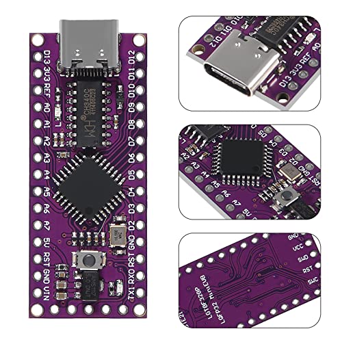 AITRIP 3PCS Type-C LGT8F328P-LQFP32 LGT8F328P LQFP32 MiniEVB HT42B534 SOP16 USB Driver Development Board Compatible with ATMEGA328 Nano V3.0 for Arduino