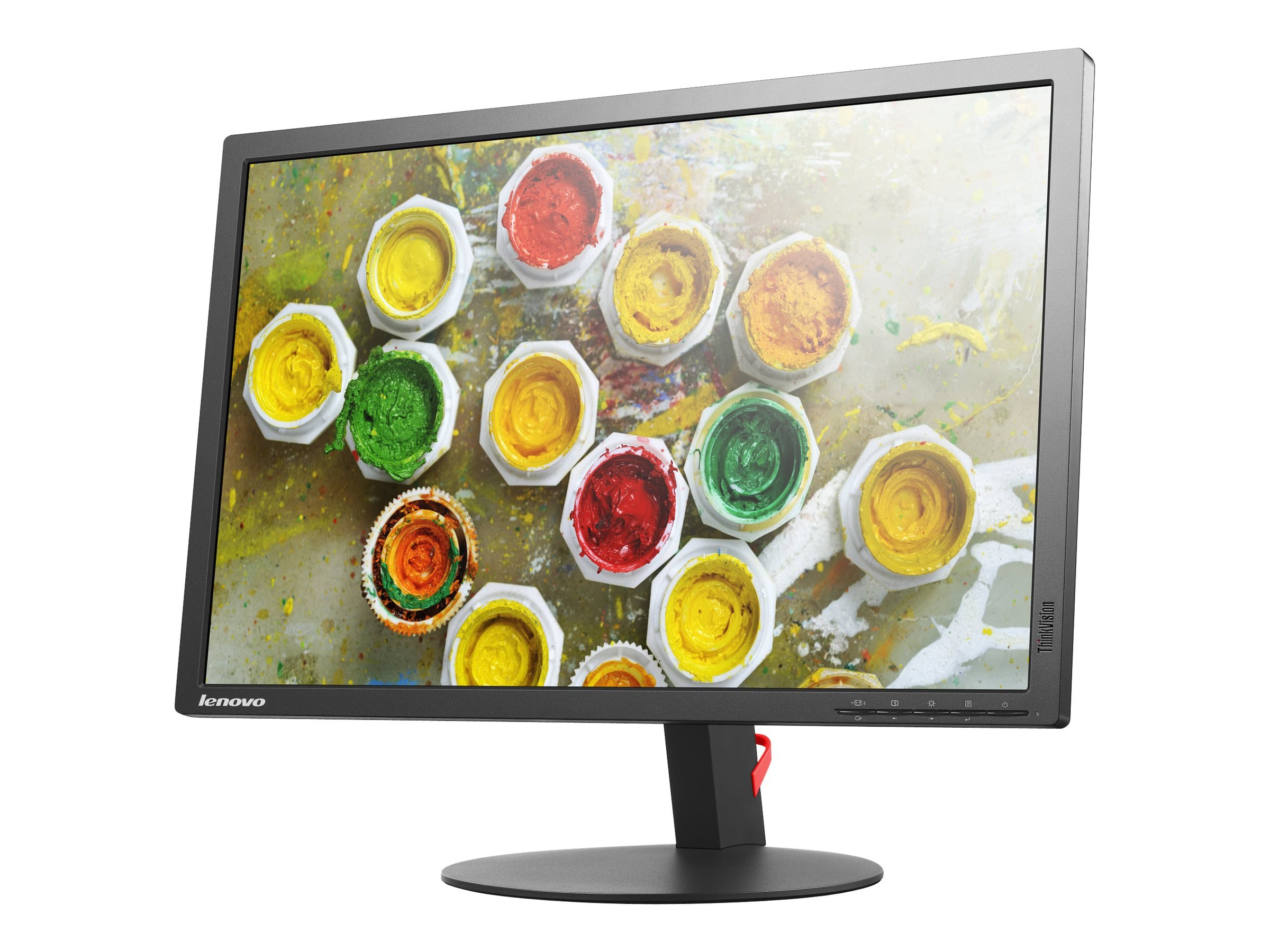 Lenovo 60C9MAR1US ThinkVision T2454p 24'' LED-Backlit LCD Monitor, Black
