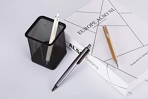 Retractable Roller Ball Gel Pens, Gel Ink Ballpoint Pen with High Density Material Barrel, Smooth Writing Rollerball Pen for Business, School and Office Use, pens fine point, 0.5mm Fine Point –3Pack