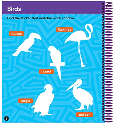 Brain Games - Sticker by Number: Safari Animals (For Kids Ages 3-6): A Kid's Sticker Activity Book With More Than 150 Stickers!