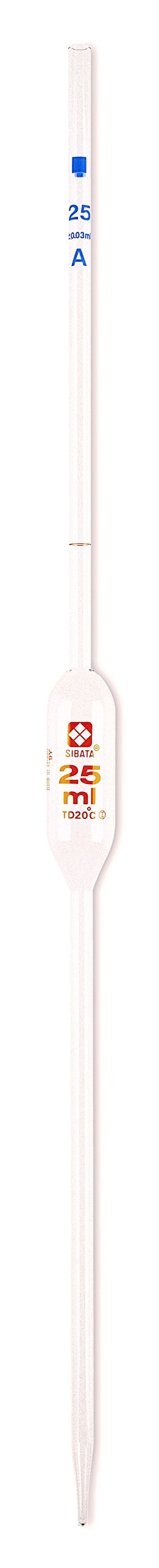 Sibata 2040A-3 3mL Volumetric Pipets, Class A, Reusable Glass, Color-Coded Black, to Deliver Pack of 12