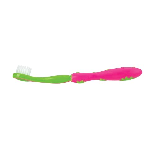 Dr. Talbot's Toddler Training Toothpaste Naturally Inspired with Citroganix, with Toothbrush Included, Pink/Green, 1.6 Ounce