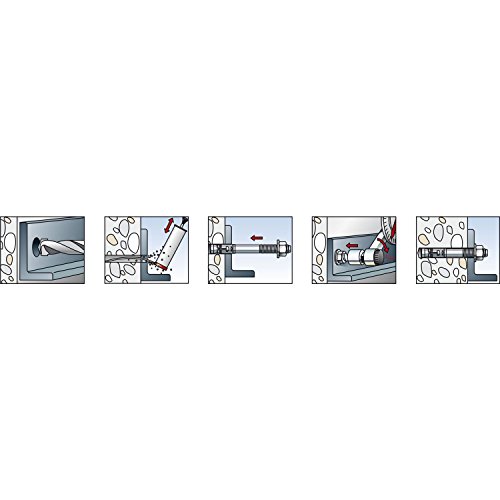Fischer – Wall Anchors 16 x 148 FAZ II, Bolts for Concrete, Box of 10