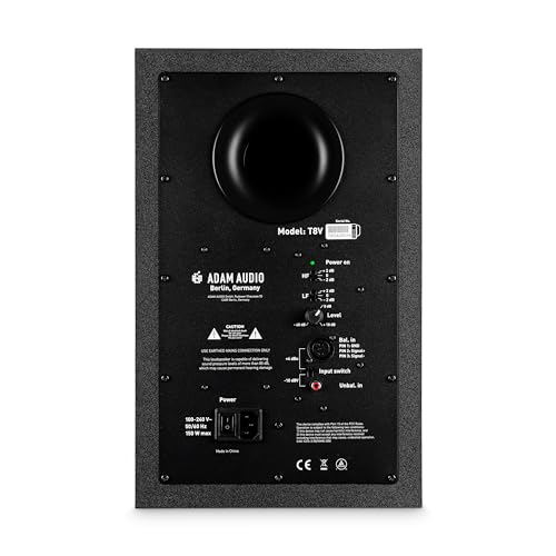 ADAM Audio T8V Studio Monitor for recording, mixing and mastering, Studio Quality Sound (Single)
