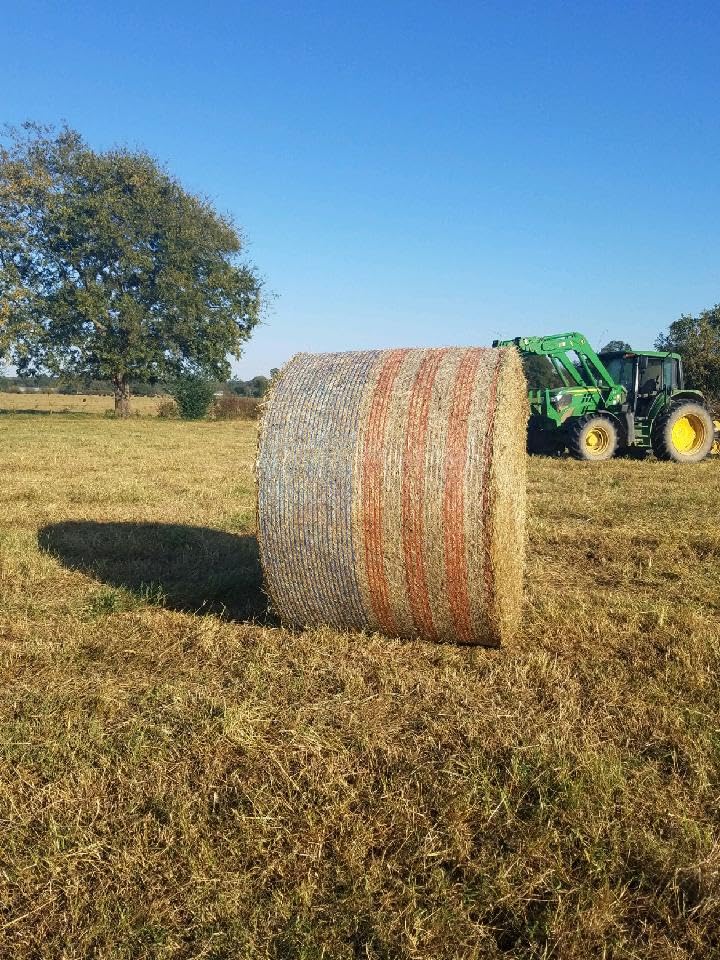 Baletuff Round Bale Hay Net Wrap, Freedom American Flag 51 x 9,840 Net Wrap for Hay, Corn Stalks, Alfalfa and More! Used in 4 Foot Balers