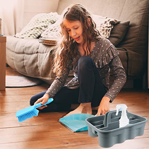 Baluue 1pc Floors Shower Portable Handle Basket, Multiuse Basket,hand All- - Utility with and Storage Sundries Versatile Bathroom Commercial Tool Multipurpose Cleaning Caddy Organizer