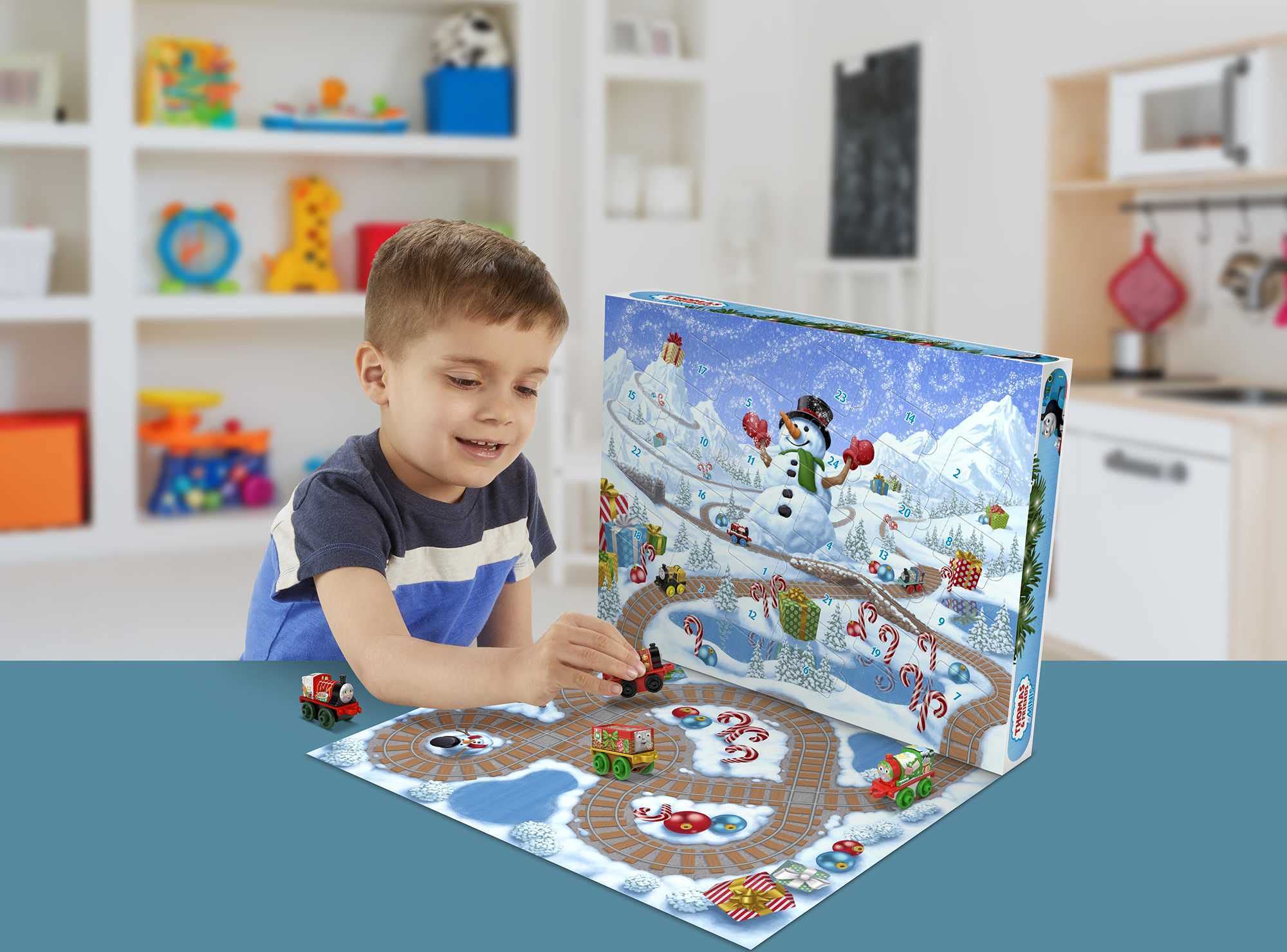 Fisher-Price Thomas & Friends MINIS Advent Calendar 24 miniature push-along toy trains