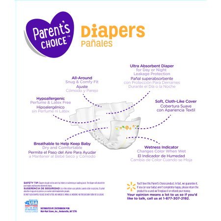 Branded Parent's Choice Diapers, Size 3, 210 Diapers, Branded Diapers with Fast delivery (Soft and Comfortable for Babies)
