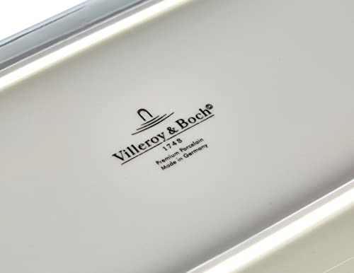 Villeroy & Boch Spring Sandwich Tray, 13.75 x 6.25 in, White/Colored
