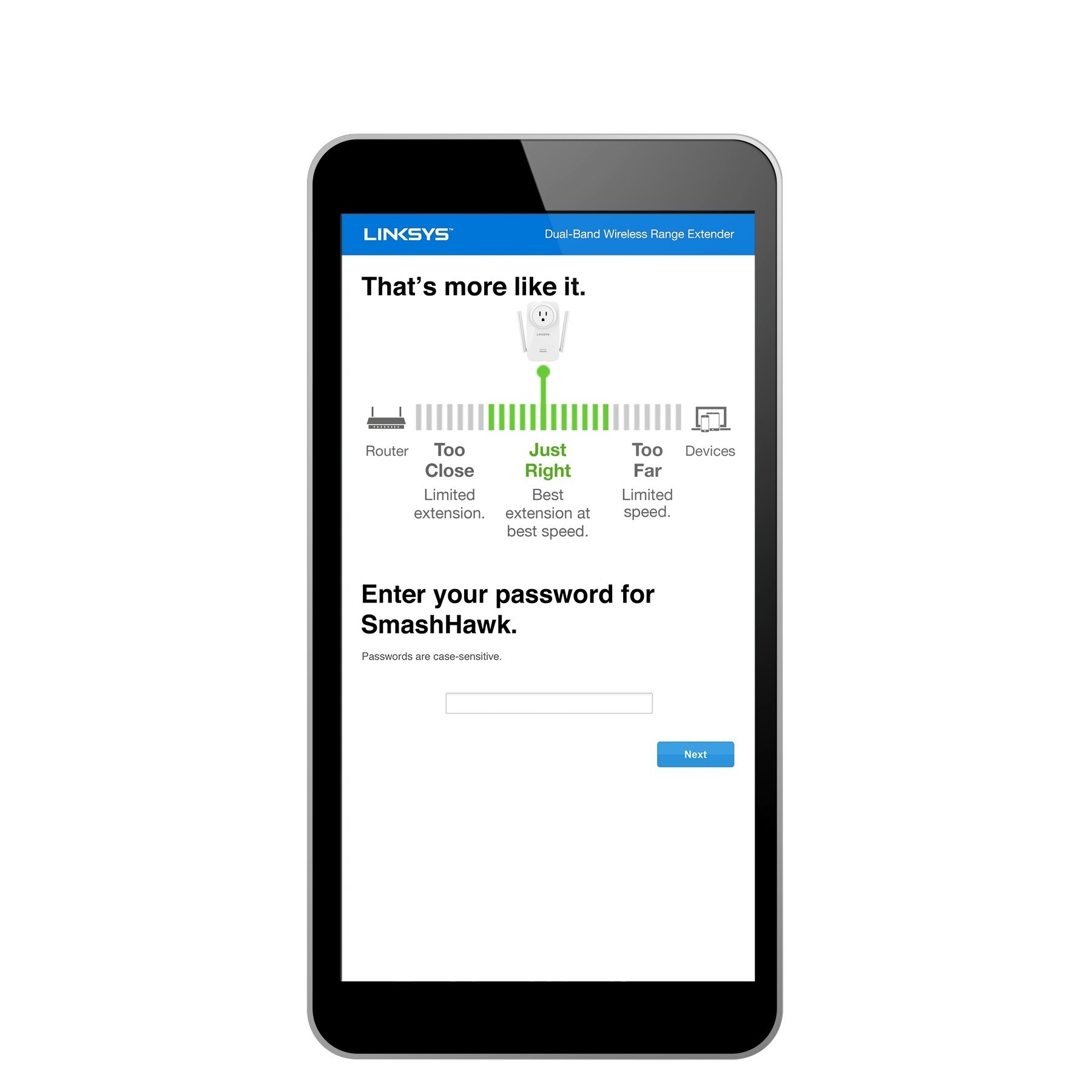 Linksys RE6700: AC1200 Amplify Cross-Band Wi-Fi Extender, Wireless Range Booster, Gigabit Ethernet Port, Spot-Finder Technology (White)