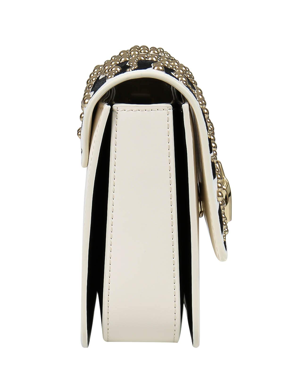 Cavalli Class Roberto GWLPCM 010 Milano Rmx 0 Black/White Medium Shoulder Bag for womens
